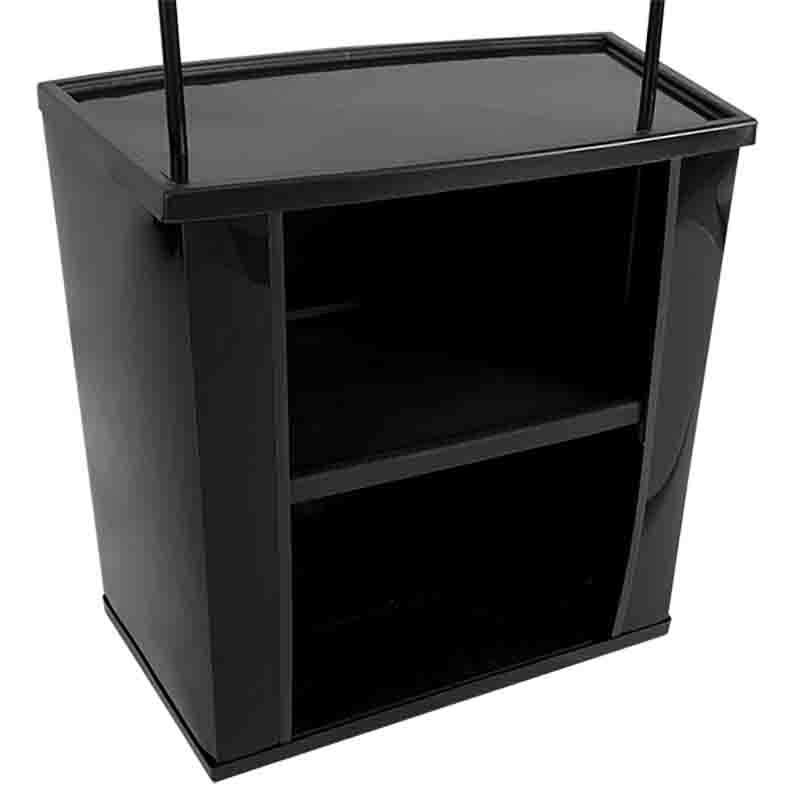 Counter Publicitario Plástico Black con Cenefa | Expop